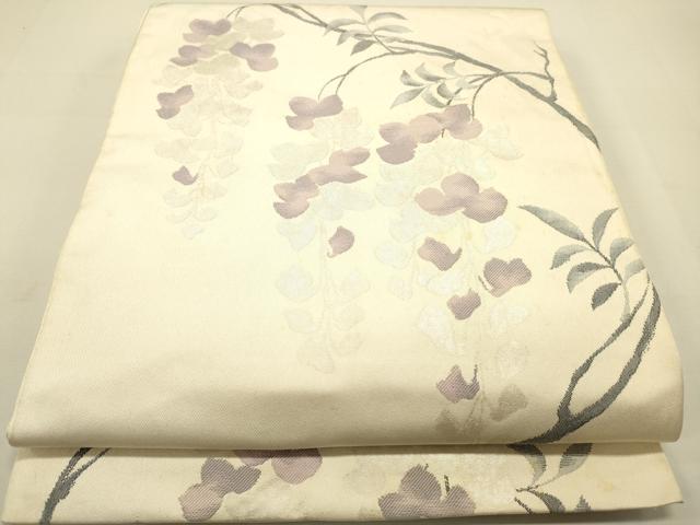 ■■■　サイズ　■■■ 長さ 424cm 幅 30.5cm程 ■■■　商品詳細　■■■ 【正絹・芯なし】 詳細に関しましては、画像をご確認ください。 大変上質な逸品になります。 お安く出品致しますので、是非この機会にいかがでしょうか？ ■■...