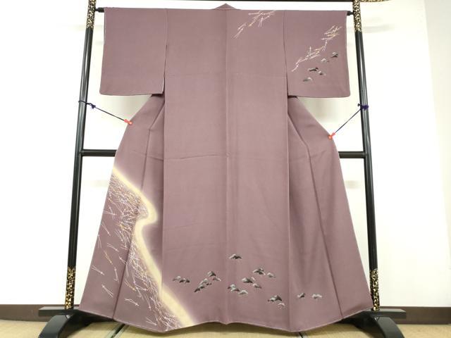 ■■■　サイズ　■■■ 身丈 157.5cm（肩から） 裄丈 63cm 袖丈 49cm　縫込み 12cm 袖幅 32.5cm 前幅 25.5cm 後幅 31cm 着物縫いこみ 内揚げ 8cm 裄 お袖側 約5cm　身頃側 約6cm ■■■　...