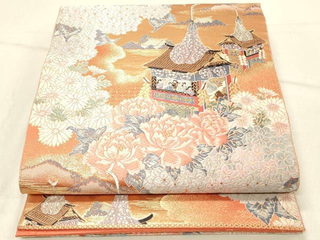 ■■■　サイズ　■■■ 長さ 434cm 幅 30.5cm程 ■■■　商品詳細　■■■ 【正絹・未使用】 詳細に関しましては、画像をご確認ください。 大変上質な逸品になります。 お安く出品致しますので、是非この機会にいかがでしょうか？ ※た...