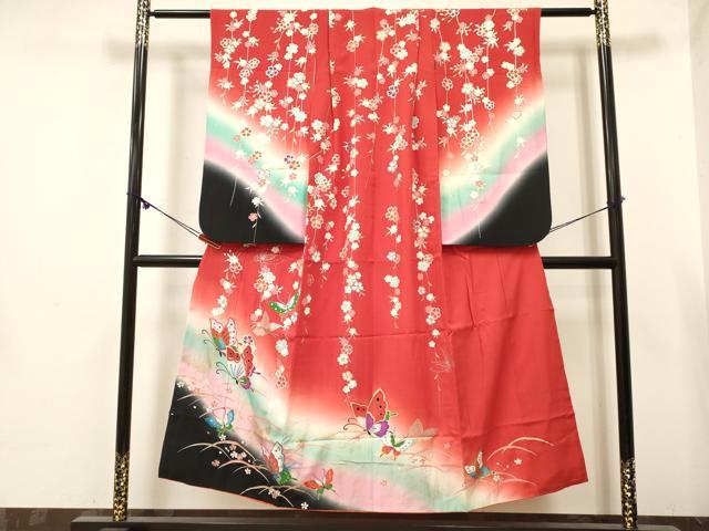 ■■■　サイズ　■■■ 【祝着】 身丈 147cm（肩から） 裄丈 51cm（肩上げ　4cm） 袖丈 73.5cm　縫込み 4cm 袖幅 33.5cm 前幅 20.5cm 後幅 25.5cm 着物縫いこみ 内揚げ 0cm （腰上げ　0cm）...