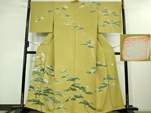■■■　サイズ　■■■ 身丈 157cm（肩から） 裄丈 68cm 袖丈 48.5cm　 縫込み 5.5cm 袖幅 34.5cm 前幅 23cm 後幅 29cm 着物縫いこみ 内揚げ 7cm 裄 お袖側 約 3cm　身頃側 約 1.5cm ...