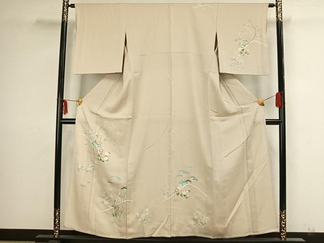 ■■■　サイズ　■■■ 身丈 153cm（肩から） 裄丈 63cm 袖丈 49cm　縫込み 6cm 袖幅 32cm 前幅 25cm 後幅 28cm 着物縫いこみ 内揚げ 10.5cm 裄 お袖側 約3cm　身頃側 約3cm ■■■　商品詳細...