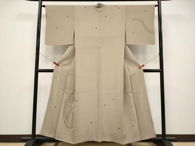 ■■■　サイズ　■■■ 身丈 155.5cm（肩から） 裄丈 64.5cm 袖丈 49cm　 縫込み 7.5cm 袖幅 33.5cm 前幅 24cm 後幅 27.5cm 着物縫いこみ 内揚げ 11cm 裄 お袖側 約 3.5cm　身頃側 約...