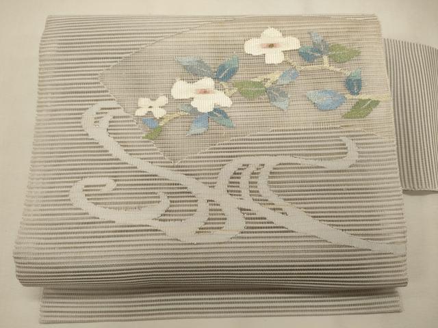 ■■■　サイズ　■■■ 長さ 353cm 幅 31cm程 ■■■　商品詳細　■■■ 【正絹】 状態は接写画像のように 表地所々に汚れがございますが その他特に目立ったシミ汚れなどもなく大変良い状態です。 大変上質な逸品になります。 お安く出...