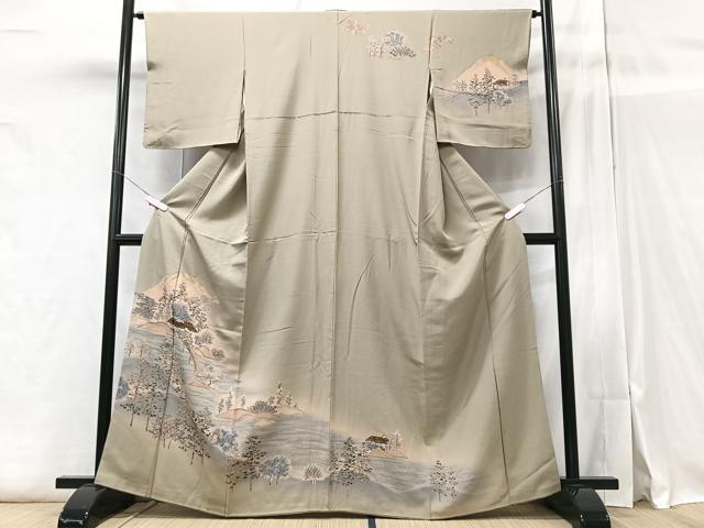 ■■■　サイズ　■■■ 身丈 164cm（肩から） 裄丈 63.5cm 袖丈 47cm　縫込み 5.5cm 袖幅 32.5cm 前幅 24.5cm 後幅 30.5cm 着物縫いこみ 内揚げ 3cm 裄 お袖側 約1cm　身頃側 約2.5cm...