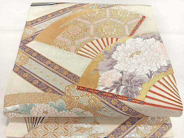 ■■■　サイズ　■■■ 長さ 424cm 幅 31cm程 ■■■　商品詳細　■■■ 【正絹・芯なし】 詳細に関しましては、画像をご確認ください。 大変上質な逸品になります。 お安く出品致しますので、是非この機会にいかがでしょうか？ ※汚れ等...