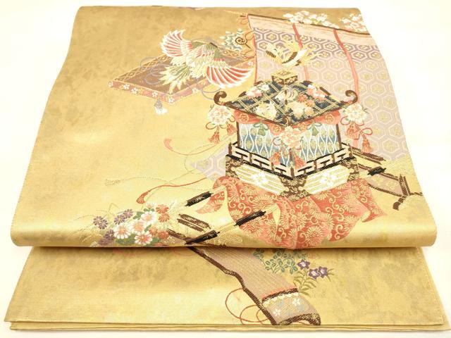 ■■■　サイズ　■■■ 長さ 444cm 幅 31cm程 ■■■　商品詳細　■■■ 【正絹・芯なし】 詳細に関しましては、画像をご確認ください。 大変上質な逸品になります。 お安く出品致しますので、是非この機会にいかがでしょうか？ ■■■　...