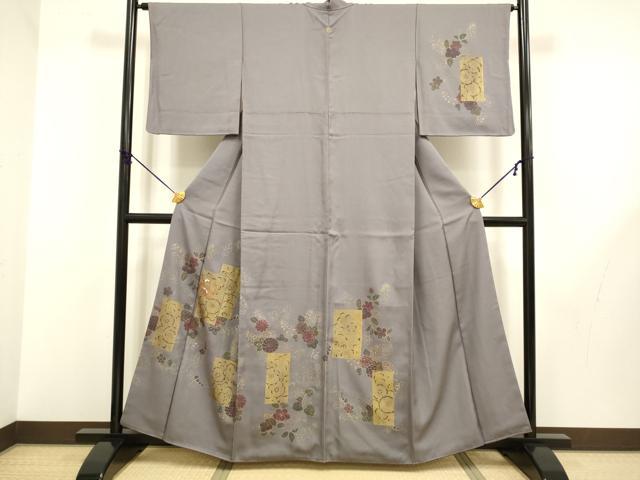■■■　サイズ　■■■ 身丈 158.5cm（肩から） 裄丈 64.5cm 袖丈 48.5cm　縫込み 6.5cm 袖幅 33cm 前幅 25cm 後幅 30cm 着物縫いこみ 内揚げ 4cm 裄 お袖側 約2.5cm　身頃側 約3cm ■...