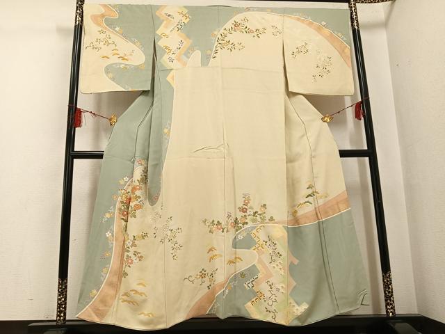 ■■■　サイズ　■■■ 身丈 151cm（肩から） 裄丈 67cm 袖丈 47cm　縫込み 3.5cm 袖幅 33.5cm 前幅 24cm 後幅 31cm 着物縫いこみ 内揚げ 9cm 裄 お袖側 約0cm　身頃側 約0cm ■■■　商品詳...