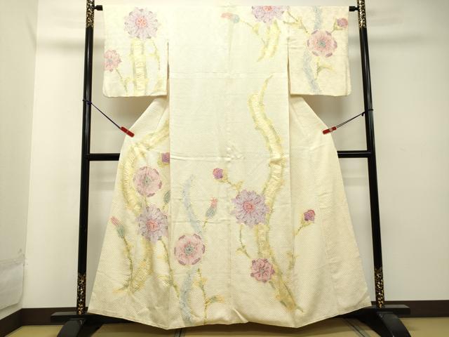 ■■■　サイズ　■■■ 身丈 158cm（肩から） 裄丈 63cm 袖丈 49cm　縫込み 20cm 袖幅 32cm 前幅 22cm 後幅 30cm 着物縫いこみ 内揚げ 3cm 裄 お袖側 約1.5cm　身頃側 約2cm ■■■　商品詳細...