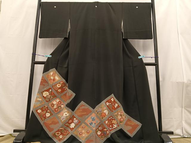 ■■■　サイズ　■■■ 身丈 168.5cm（肩から） 裄丈 69.5cm 袖丈 49cm　縫込み 3.5cm 袖幅 35cm 前幅 27.5cm 後幅 31.5cm 着物縫いこみ 内揚げ 3.5cm 裄 お袖側 約1cm　身頃側 約0cm...