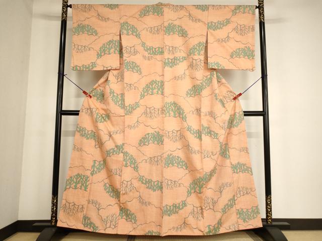 ■■■　サイズ　■■■ 身丈 159cm（肩から） 裄丈 63cm 袖丈 49.5cm　縫込み 5.5cm 袖幅 31.5cm 前幅 22.5cm 後幅 28.5cm 着物縫いこみ 内揚げ 0cm 裄 お袖側 約2cm　身頃側 約1.5cm...
