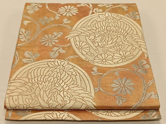 ■■■　サイズ　■■■ 長さ 418cm 幅 30.5cm程 ■■■　商品詳細　■■■ 【正絹・芯なし】 詳細に関しましては、画像をご確認ください。 大変上質な逸品になります。 お安く出品致しますので、是非この機会にいかがでしょうか？ ■■...