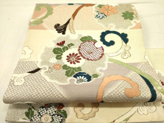 ■■■　サイズ　■■■ 長さ 342cm　幅 31cm程 ■■■　商品詳細　■■■ 【正絹】 状態は特に目立ったシミ汚れなどもなく大変良い状態です。 大変上質な逸品になります。 お安く出品致しますので、是非この機会にいかがでしょうか？ ※ア...