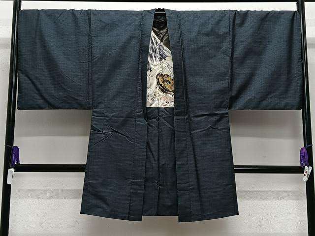 ■■■　サイズ　■■■ 身丈 98.5cm（肩から） 裄丈 71cm 袖丈 50cm　縫込み 3.5cm 袖幅 35.5cm 前幅 20cm 後幅 30cm 裄 お袖側 約0cm　身頃側 約0cm ■■■　商品詳細　■■■ 【正絹】 状態は...