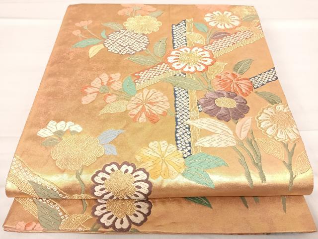 ■■■　サイズ　■■■ 長さ 424cm 幅 31cm程 ■■■　商品詳細　■■■ 【正絹・芯なし】 詳細に関しましては、画像をご確認ください。 大変上質な逸品になります。 お安く出品致しますので、是非この機会にいかがでしょうか？ ■■■　...