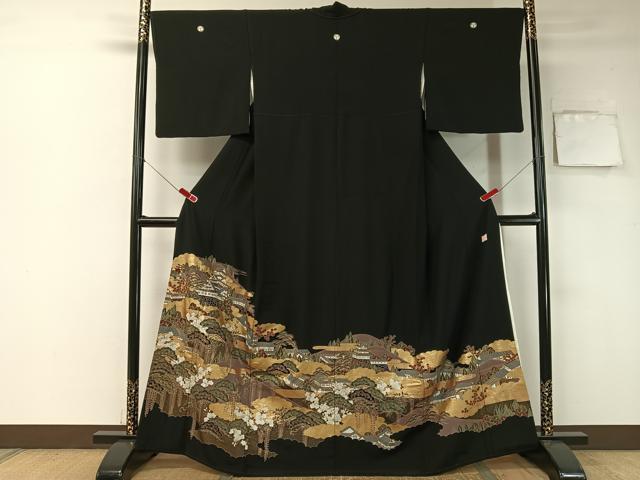 ■■■　サイズ　■■■ 身丈 166cm（肩から） 裄丈 67cm 袖丈 48cm　縫込み 3cm 袖幅 35cm 前幅 24cm 後幅 30.5cm 着物縫いこみ 内揚げ 2cm 裄 お袖側 約1cm　身頃側 約2.5cm ■■■　商品詳...