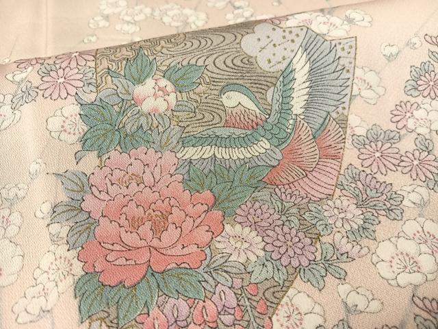 ■■■　サイズ　■■■ 身丈 159cm（肩から） 裄丈 65cm 袖丈 48cm　縫込み 3cm 袖幅 32.5cm 前幅 24.5cm 後幅 29cm 着物縫いこみ 内揚げ 3.5cm 裄 お袖側 約3cm　身頃側 約1.5cm ■■■...