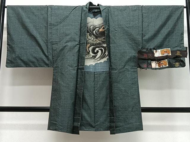 ■■■　サイズ　■■■ 身丈 92cm（肩から） 裄丈 66cm 袖丈 48cm　縫込み 4cm 袖幅 33.5cm 前幅 19.5cm 後幅 30cm 裄 お袖側 約1.5cm　身頃側 約1cm ■■■　商品詳細　■■■ 【正絹】 状態は...