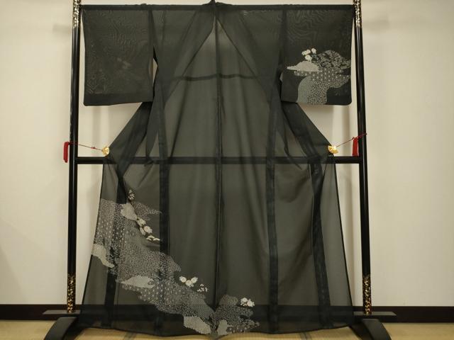 ■■■　サイズ　■■■ 身丈 161cm（肩から） 裄丈 68cm 袖丈 51.5cm　縫込み 5cm 袖幅 34cm 前幅 24cm 後幅 30cm 着物縫いこみ 内揚げ 1cm 裄 お袖側 約0cm　身頃側 約0cm ■■■　商品詳細　...