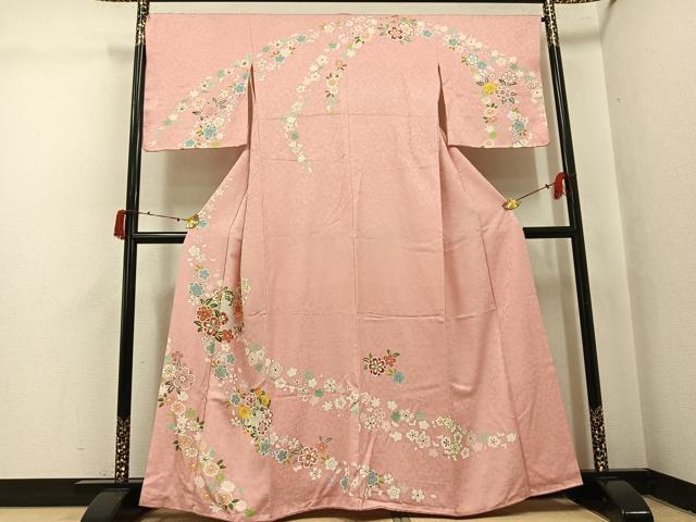 ■■■　サイズ　■■■ 身丈 160cm（肩から） 裄丈 67.5cm 袖丈 48cm　縫込み 6cm 袖幅 35cm 前幅 23.5cm 後幅 29.5cm 着物縫いこみ 内揚げ 8cm 裄 お袖側 約0cm　身頃側 約2cm ■■■　商...