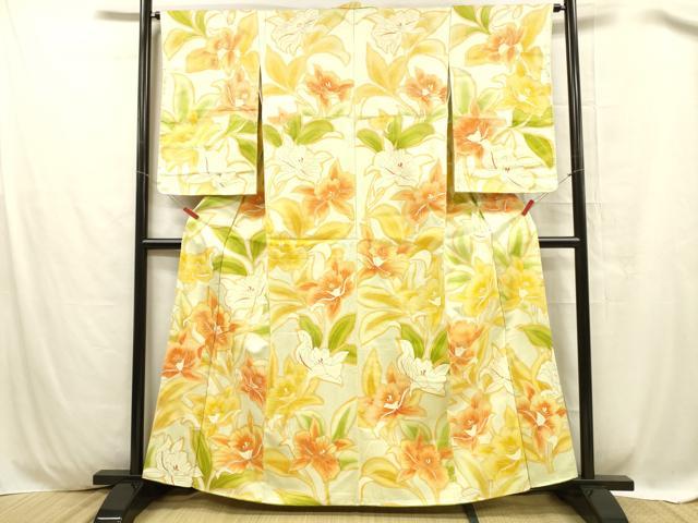 ■■■　サイズ　■■■ 身丈 159.5cm（肩から） 裄丈 63cm 袖丈 62cm　縫込み 4cm 袖幅 31.5cm 前幅 23cm 後幅 29.5cm 着物縫いこみ 内揚げ 2.5cm 裄 お袖側 約3.5cm　身頃側 約3.5cm...