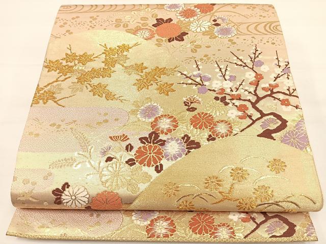 ■■■　サイズ　■■■ 長さ 432cm 幅 31cm程 ■■■　商品詳細　■■■ 【正絹・関西仕立て】 詳細に関しましては、画像をご確認ください。 大変上質な逸品になります。 お安く出品致しますので、是非この機会にいかがでしょうか？ ※汚...