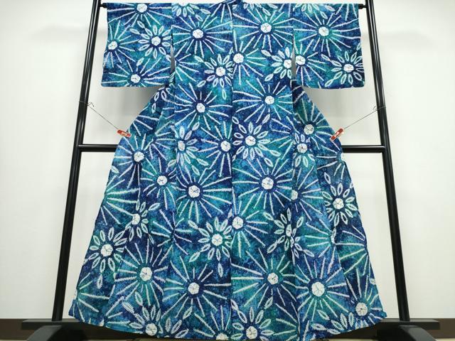 ■■■　サイズ　■■■ 身丈 160.5cm（肩から） 裄丈 66cm 袖丈 49cm　縫込み 1.5cm 袖幅 34cm 前幅 24.5cm 後幅 29.5cm 着物縫いこみ 内揚げ 0cm 裄 お袖側 約3cm　身頃側 約2cm ■■■...