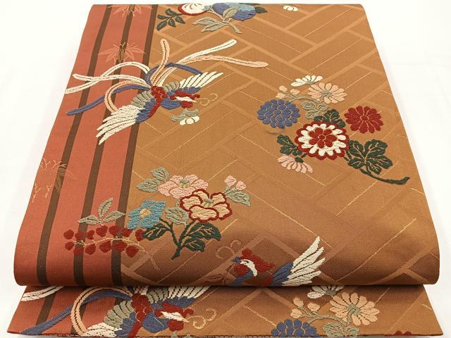 ■■■　サイズ　■■■ 長さ 424cm 幅 31cm程 ■■■　商品詳細　■■■ 【正絹】 詳細に関しましては、画像をご確認ください。 大変上質な逸品になります。 お安く出品致しますので、是非この機会にいかがでしょうか？ ■■■　注意事項...