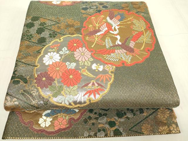 ■■■　サイズ　■■■ 長さ 428cm 幅 31cm程 ■■■　商品詳細　■■■ 【正絹・芯なし】 状態は締めてはおりますが 特に目立ったシミ汚れなどもなく大変良い状態です。 大変上質な逸品になります。 お安く出品致しますので、是非この機...
