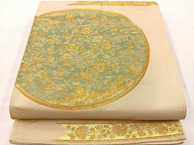 ■■■　サイズ　■■■ 長さ 416cm 幅 30cm程 ■■■　商品詳細　■■■ 【正絹・芯なし】 詳細に関しましては、画像をご確認ください。 大変上質な逸品になります。 お安く出品致しますので、是非この機会にいかがでしょうか？ ※汚れ等...