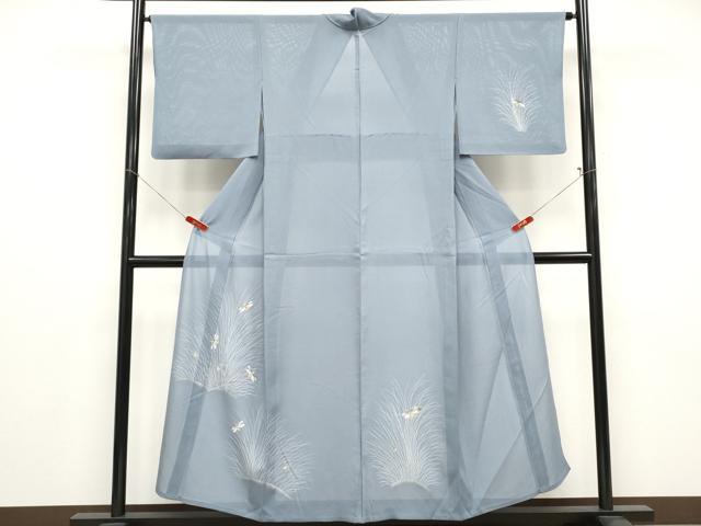 ■■■　サイズ　■■■ 身丈 153.5cm（肩から） 裄丈 65cm 袖丈 47cm　縫込み 4.5cm 袖幅 33.5cm 前幅 25cm 後幅 28.5cm 着物縫いこみ 内揚げ 5.5cm 裄 お袖側 約1.5cm　身頃側 約1.5...
