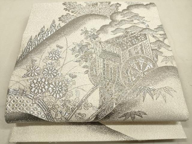 ■■■　サイズ　■■■ 長さ 438cm 幅 31cm程 ■■■　商品詳細　■■■ 【正絹・芯なし】 詳細に関しましては、画像をご確認ください。 大変上質な逸品になります。 お安く出品致しますので、是非この機会にいかがでしょうか？ ■■■　...