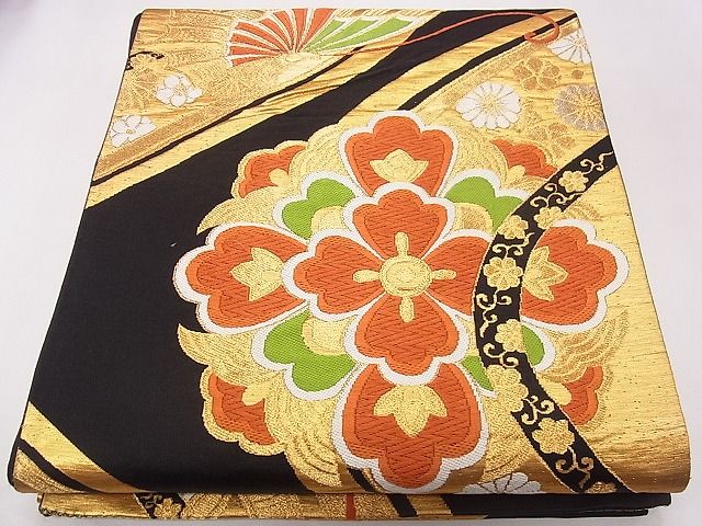 ■■■　サイズ　■■■ 長さ 420cm 幅 30.5cm程 ■■■　商品詳細　■■■ 【正絹】 詳細に関しましては、画像をご確認ください。 大変上質な逸品になります。 お安く出品致しますので、是非この機会にいかがでしょうか？ ■■■　注意...