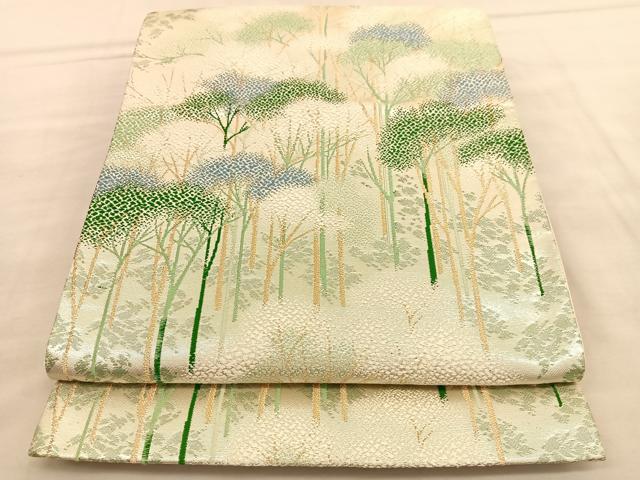 ■■■　サイズ　■■■ 長さ 432cm 幅 30.5cm程 ■■■　商品詳細　■■■ 【正絹・芯なし】 詳細に関しましては、画像をご確認ください。 大変上質な逸品になります。 お安く出品致しますので、是非この機会にいかがでしょうか？ ■■...