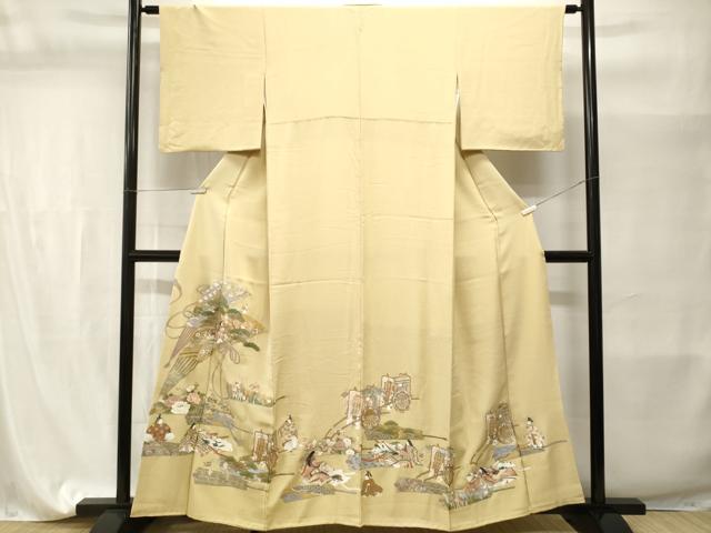 ■■■　サイズ　■■■ 身丈 158cm（肩から） 裄丈 63cm 袖丈 46cm　縫込み 8cm 袖幅 33cm 前幅 25cm 後幅 28cm 着物縫いこみ 内揚げ 4cm 裄 お袖側 約4cm　身頃側 約5cm ■■■　商品詳細　■■...