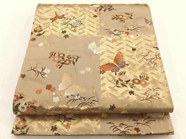 ■■■　サイズ　■■■ 長さ 434cm 幅 31cm程 ■■■　商品詳細　■■■ 【正絹・芯なし】 詳細に関しましては、画像をご確認ください。 大変上質な逸品になります。 お安く出品致しますので、是非この機会にいかがでしょうか？ ■■■　...