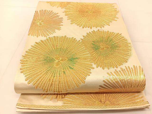 ■■■　サイズ　■■■ 長さ 412cm 幅 30cm程 ■■■　商品詳細　■■■ 【正絹・関西仕立て】 詳細に関しましては、画像をご確認ください。 大変上質な逸品になります。 お安く出品致しますので、是非この機会にいかがでしょうか？ ■■...