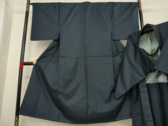 ■■■　サイズ　■■■ 【着物】 身丈 146cm（肩から） 裄丈 69cm 袖丈 53cm　縫込み 5cm 袖幅 34cm 前幅 24cm 後幅 30cm 着物縫いこみ 内揚げ 2.5cm 裄 お袖側 約1cm　身頃側 約1cm 【羽織】...