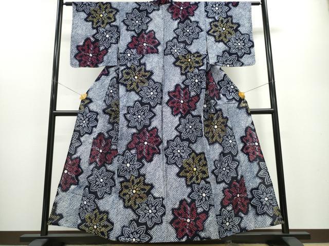 ■■■　サイズ　■■■ 身丈 155cm（肩から） 裄丈 64.5cm 袖丈 48cm　縫込み 2.5cm 袖幅 33.5cm 前幅 24.5cm 後幅 31.5cm 着物縫いこみ 内揚げ 0cm 裄 お袖側 約1.5cm　身頃側 約3cm...