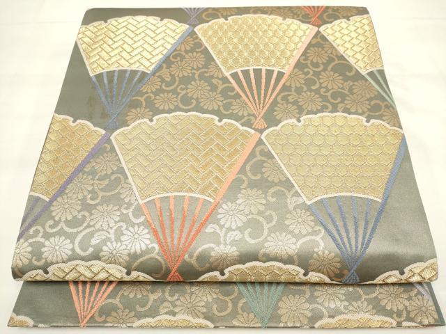 ■■■　サイズ　■■■ 長さ 420cm 幅 31cm程 ■■■　商品詳細　■■■ 【正絹】 詳細に関しましては、画像をご確認ください。 大変上質な逸品になります。 お安く出品致しますので、是非この機会にいかがでしょうか？ ※たれ先にシール...