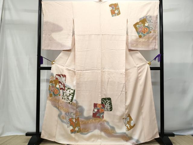 ■■■　サイズ　■■■ 身丈 164.5cm（肩から） 裄丈 68cm 袖丈 56.5cm　縫込み 3cm 袖幅 35.5cm 前幅 23cm 後幅 29cm 着物縫いこみ 内揚げ 3.5cm 裄 お袖側 約1cm　身頃側 約1.5cm ■...