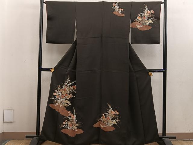 ■■■　サイズ　■■■ 身丈 161.5cm（肩から） 裄丈 64.5cm 袖丈 48cm　縫込み 4cm 袖幅 33cm 前幅 23.5cm 後幅 29.5cm 着物縫いこみ 内揚げ 5.5cm 裄 お袖側 約3cm　身頃側 約3cm ■...