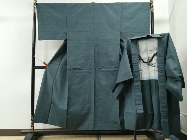 ■■■　サイズ　■■■ 【着物】 身丈 151cm（肩から） 裄丈 68cm 袖丈 47cm　縫込み 4cm 袖幅 35cm 前幅 25cm 後幅 31cm 着物縫いこみ 内揚げ 6cm 裄 お袖側 約7cm　身頃側 約5.5cm 【羽織】...