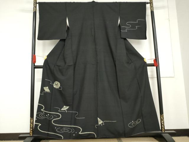 ■■■　サイズ　■■■ 身丈 156cm（肩から） 裄丈 65cm 袖丈 49cm　縫込み 8cm 袖幅 32.5cm 前幅 24cm 後幅 29.5cm 着物縫いこみ 内揚げ 6.5cm 裄 お袖側 約4cm　身頃側 約2.5cm ■■■...