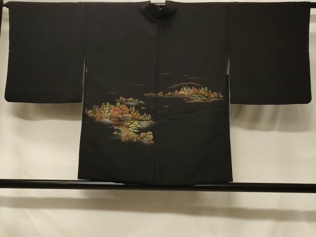 ■■■　サイズ　■■■ 身丈 75cm（肩から） 裄丈 65cm 袖丈 43.5cm　縫込み 5cm 袖幅 33.5cm 前幅 19cm 後幅 29.5cm 裄 お袖側 約1cm　身頃側 約2cm ■■■　商品詳細　■■■ 【正絹】 状態は...