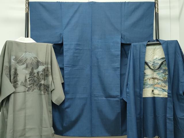 ■■■　サイズ　■■■ 【着物】 身丈 145cm（肩から） 裄丈 68.5cm 袖丈 48cm 袖幅 35cm 前幅 24.5cm 後幅 30.5cm 着物縫いこみ 内揚げ 1.5cm 裄 お袖側 約 1.5cm　身頃側 約 1cm 【羽...