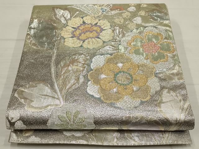 ■■■　サイズ　■■■ 長さ 440cm 幅 30.5cm程 ■■■　商品詳細　■■■ 【正絹】 状態は接写画像のように 裏地に薄い汚れがございますが その他特に目立ったシミ汚れなどもなく大変良い状態です。 大変上質な逸品になります。 お安...