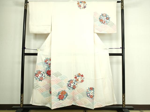 ■■■　サイズ　■■■ 身丈 151.5cm（肩から） 裄丈 63.5cm 袖丈 48cm　縫込み 3.5cm 袖幅 32.5cm 前幅 24cm 後幅 30cm 着物縫いこみ 内揚げ 6cm 裄 お袖側 約3.5cm　身頃側 約3.5cm...