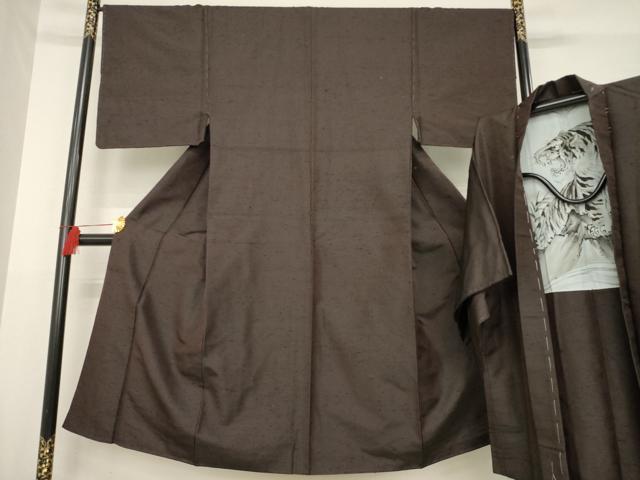 ■■■　サイズ　■■■ 【着物】 身丈 144cm（肩から） 裄丈 67cm 袖丈 51cm　縫込み 3cm 袖幅 33.5cm 前幅 25cm 後幅 30cm 着物縫いこみ 内揚げ 9cm 裄 お袖側 約1cm　身頃側 約3cm 【羽織】...